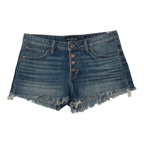 Lucky Brand | Shorts | Lucky Brand Womens 829 The Cut Off Button Fly ...